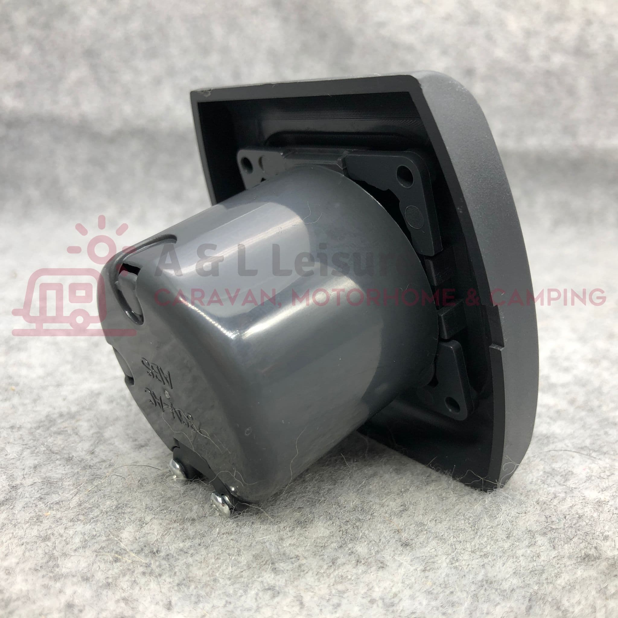 CBE C-Line 13a - 240v 1-Way Socket Surround & Back Box Dark Grey - CX Range